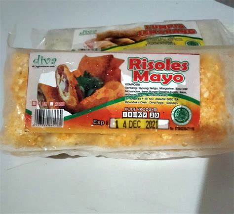 Risol Mayo Diva Risoles Mayo Frozen Lazada Indonesia