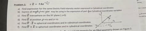 Solved Problem1 if Eˉ r Ae rbr a Find expression for the Chegg com
