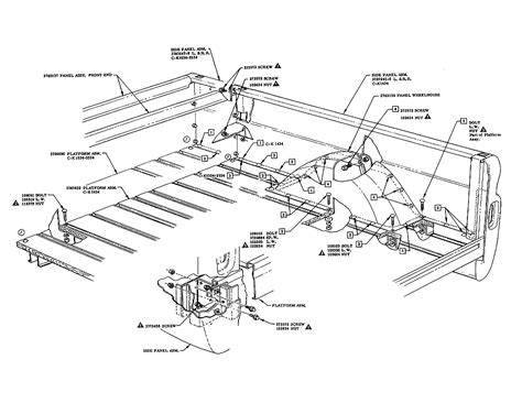 Bed Fleetside Diagram Chevy Trucks 1966 Chevy Truck Chevy