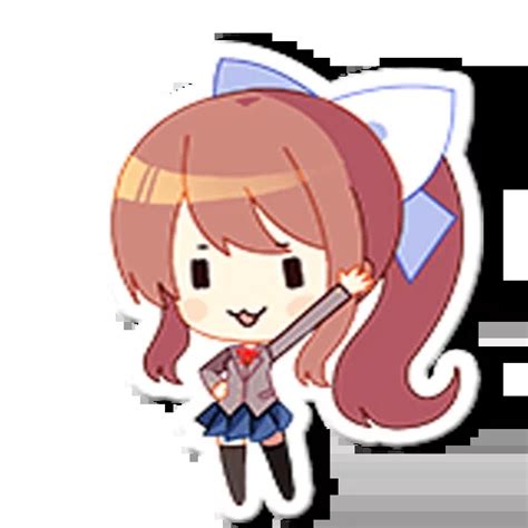 Ddlc Monika — Whatsapp Stickers Pack