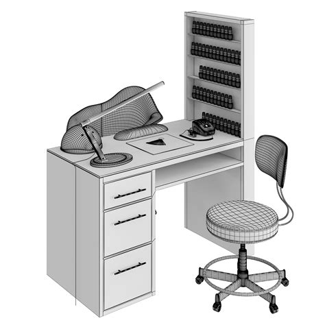 Manicure Table 3d Model Turbosquid 1760150
