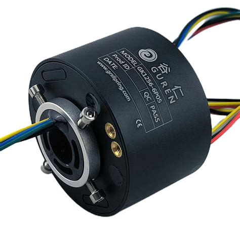 Wire Joint Connector Through Hole Conductive Slip Ring Inner Diameter 12 7mm Electrical