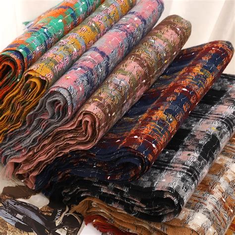 새로운 캐시미어 스카프 여성 따뜻한 디자인 격자 무늬 목도리 랩 두꺼운 니트 파시미나 스카프 여성 담요 두건 2022 겨울 Aliexpress