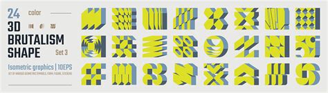 3d 컬러 포스트 모던 추상 기하학적 그래픽 요소 브루탈리즘 벡터 모양 굴절 및 왜곡 유리 효과 다양한 형태 Y2k 미학의 아이소 메트릭 트렌디 한 디자인 기호 세트 3 0