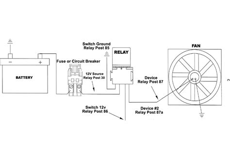 12v Relay Switch Wiring Diagram Wiring Flow Line
