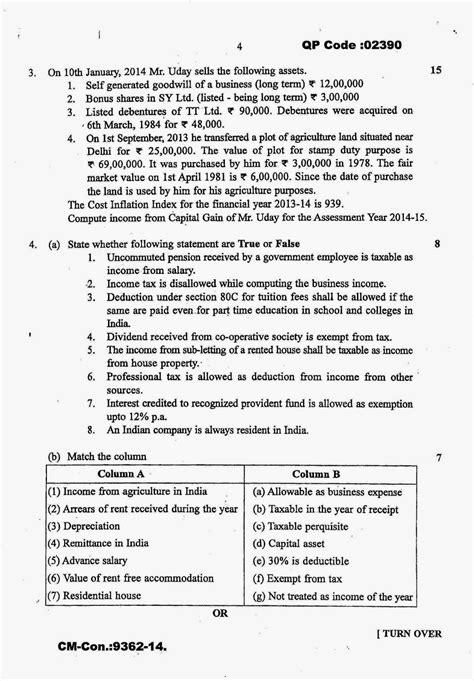 Question Papers Collection December 2014