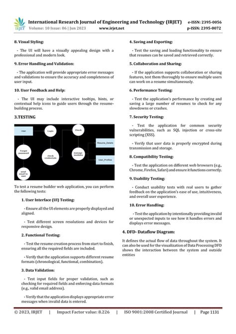 Resume Builder Web Application Pdf