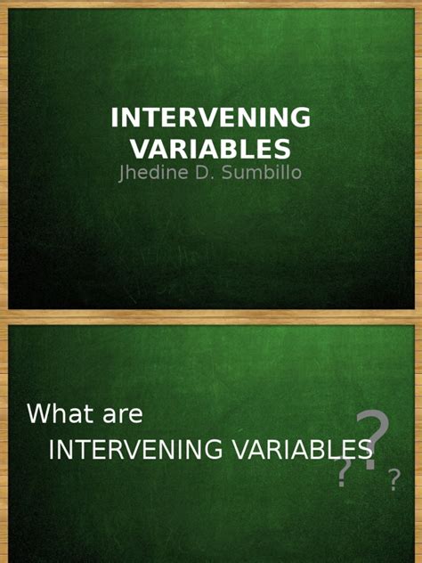 Intervening Variable Pdf Causality Dependent And Independent