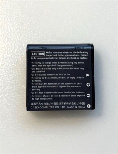Casio Exilim Lithium Ion Battery Photography Photography Accessories Batteries Chargers On