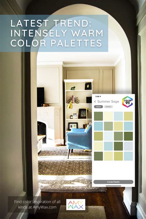 Latest Trend Intensely Warm Color Palettes Amy Wax