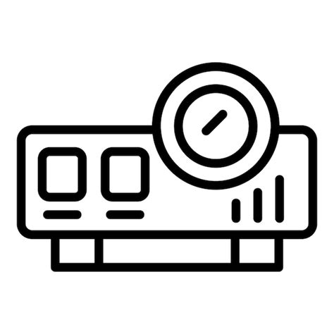 Premium Vector Projector Icon Outline Projector Vector Icon For Web