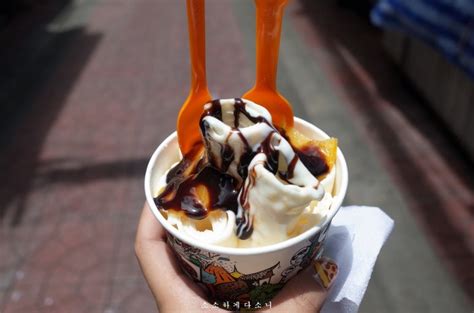 방콕여행 방콕 길거리음식 철판 아이스크림 네이버 블로그