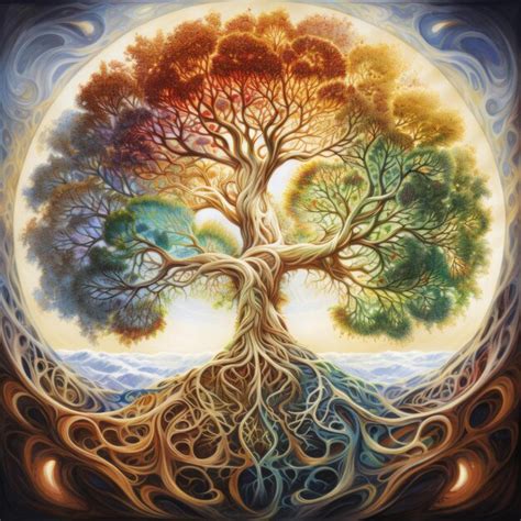 Premium Photo The Tree Of Life Humanitys Blossoming Consciousness