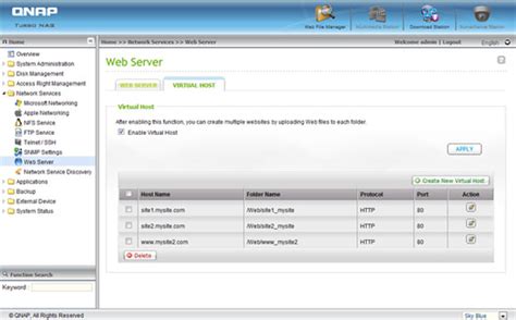 Qnap Web Server Host Your Own Websites In A Place Qnap Advanced Support