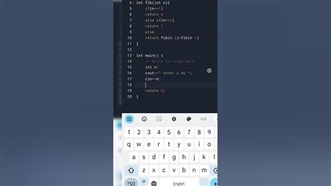 C To Print Fibonacci Series Using Recursion In C Youtube