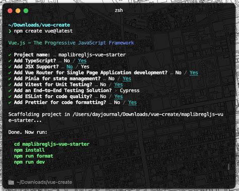 Maplibre Gl Jsとvuejsscript Setupを組み合わせた開発環境を構築してみた Gis Qiita