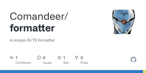 Github Comandeerformatter A Simple Jsts Formatter