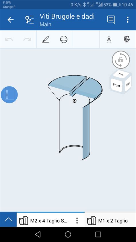 Section View In Android Not Hatched And No Red Clashes Onshape