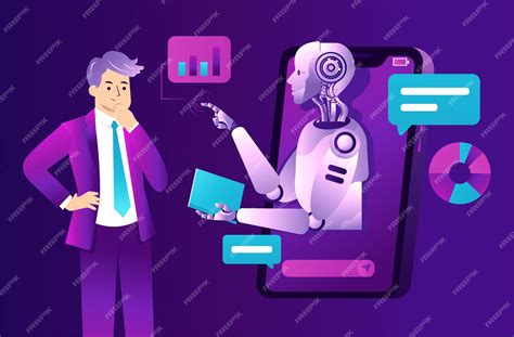 Premium Vector Customers Are Having Dialog With Chatbot On Smartphones Ai Assistant Support
