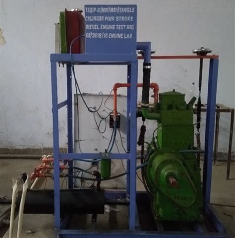 Experimental Test Engine Set Up Download Scientific Diagram