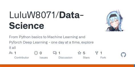 Github Luluw8071data Science From Python Basics To Machine Learning And Pytorch Deep
