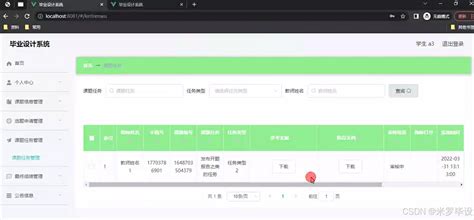 基于springboot毕业设计管理系统【附源码 文档】 csdn博客