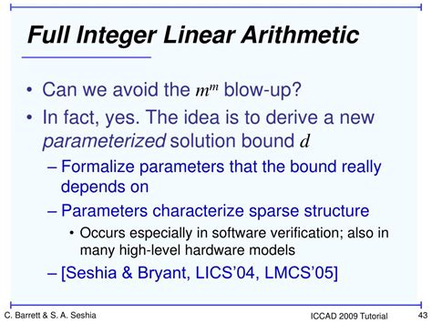 Ppt Introduction To Satisfiability Modulo Theories Smt Powerpoint