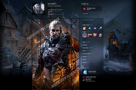 The Witcher 1 Steam Artwork Animated By Neoryker08 On Deviantart