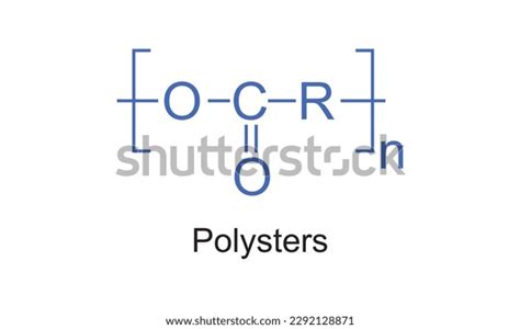 Repeating Unit Poleyster Polyester Made Repeating Stock Vector Royalty