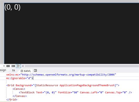 Windows 8 Canvas Panel
