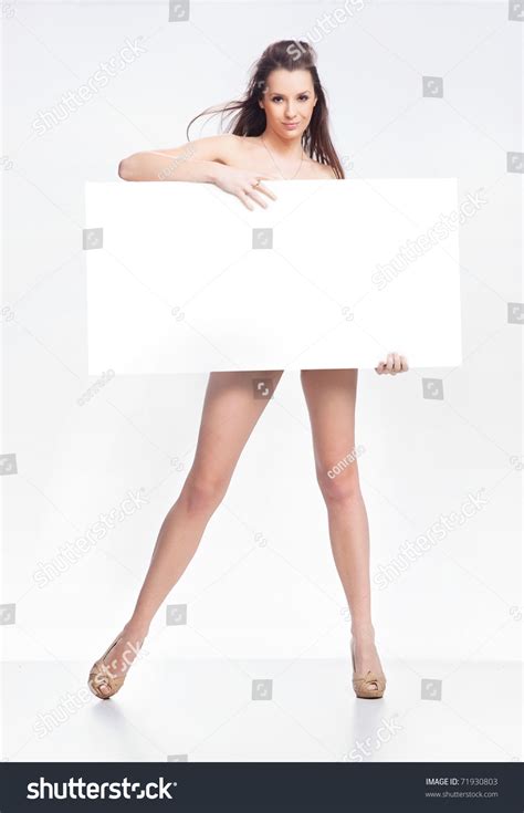 Naked Woman Holding Card Images Stock Photos Vectors Shutterstock