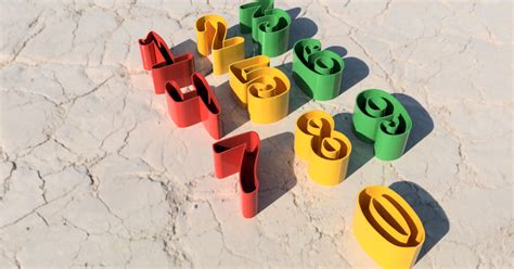 0 9 Digits Molds By Martin Branikovic Download Free Stl Model