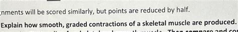 Solved Explain How Smooth Graded Contractions Of A Skeletal