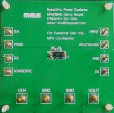 EVM3840 QV 00A High Efficiency 4A 5 5V 1 2MHz Synchronous Step Down Converter With