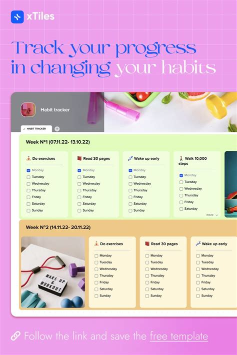 Habit Tracker Habit Tracker Habits Templates