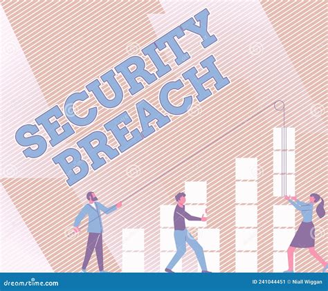 Handwriting Text Security Breach Word For Incident That Results In Unauthorized Access Of Data