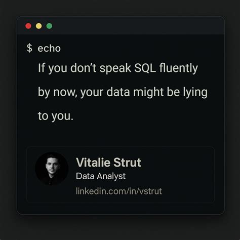 Dataanalytics Sqltips Dataskills 📈 Vitalie Strut