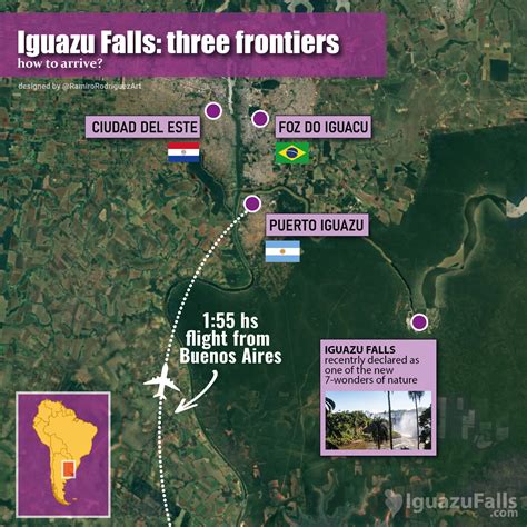 Where Is Iguazu Falls On A Map