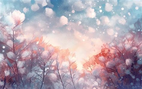 Premium Ai Image Snow Flakes