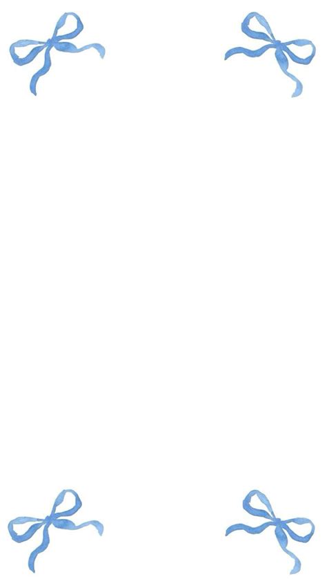 Small Blue Corner Bows In 2024 Bow Wallpaper Bow Wallpaper Iphone Cute Blue Wallpaper