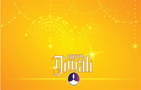 오일 램프가 있는 해피 디왈리 축제 랑골리가 있는 디왈리 휴일 배경 프리미엄 벡터