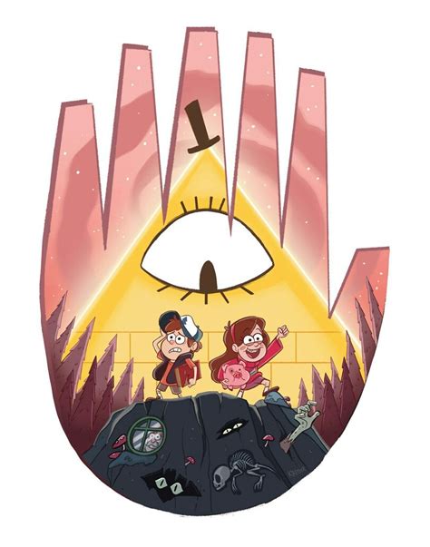 Mabel Pines Bill Cipher Dipper Pines Gf Персонажи Gf Арт Gf Art Gravity Falls
