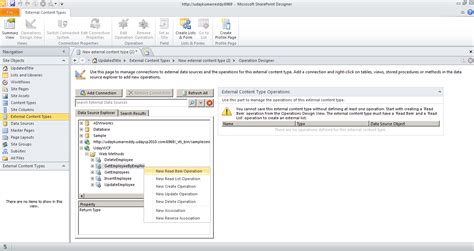 Ukreddy Sharepoint Journey How To Create Deploy Wcf Service And Create External List Using Wcf