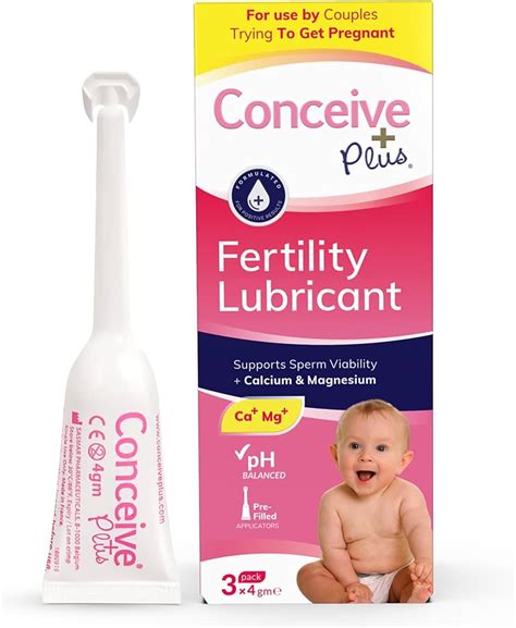Conceive Plus Fertility Lubricant Pre Filled Applicators Fertility And Sperm Friendly Lube For