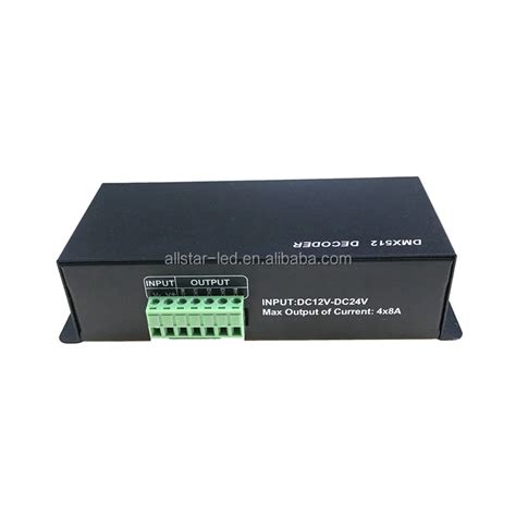 Dmx Decoder Rgbw Led 4 Channels 32a Led Dimmer Driver For Rgb Led Dmx Decoder Dmx512 Controller