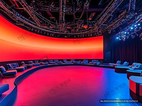 Ai创作图多功能演播厅 造型演播厅 演播大厅 电视台演播大厅 大型演播厅 演播厅装饰 科技演播厅 场景演播厅内景 电视台演播厅 录播厅 弧幕影院 综艺演播厅 电视台演艺场地 电视演播厅 演播厅