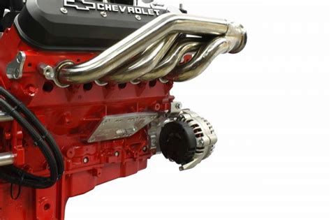 Ict Billet 551177ls0 1 Ls Corvette Spacing Low Mount Alternator Bracket For Electric Or Remote