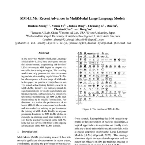 Mm Llms Recent Advances In Multimodal Large Language Models Acl Anthology