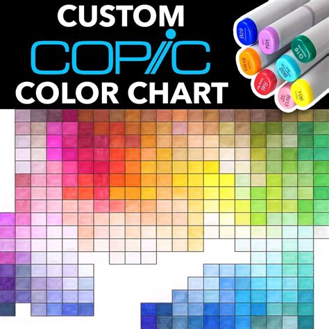 Custom Copic Color Chart Organized Chromatically By Hue Value And Saturation — Art Is Fun