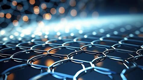 Intricate Connections Molecular Network Premium Ai Generated Image